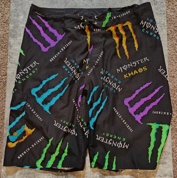 monster | Swim | Monster Energy Swim Trunks | Poshmark